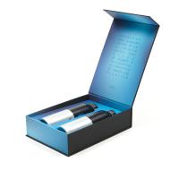 China Personalized Luxury Rigid Gift Cardboard Wine Box With Spot UV for sale