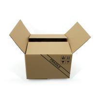 China Custom Logo Regular Slotted Carton Paper Shipper Corrugated Boxes For Business Shopping for sale