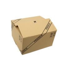 China Custom Logo Regular Slotted Carton Paper Shipper Corrugated Boxes For Business Shopping for sale