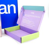 China Colorful Luxury White Corrugated Express Mailer Paper Packaging Box For Dress for sale