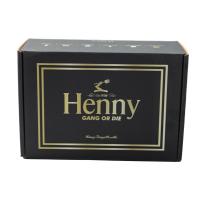 China Recycled Varnished Hard Corrugated Paper Folding Packaging Box With Reverse Design for sale