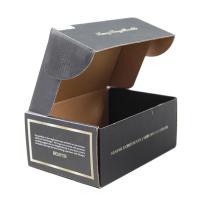 China Recycled Varnished Hard Corrugated Paper Folding Packaging Box With Reverse Design for sale