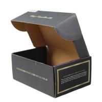 China Recycled Varnished Hard Corrugated Paper Folding Packaging Box With Reverse Design for sale