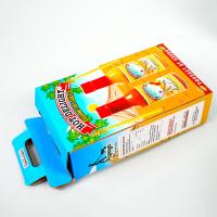 China Portable Corrugated Paper Packaging 6 Bottle Beer Box With Custom Printing And Handle for sale