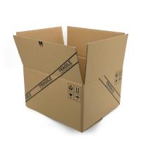 China Custom Logo Folding Corrugated Board Box Cardboard Moving Packing Boxes for sale
