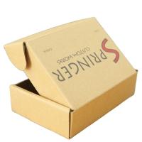 China Custom Eco Friendly Shipping Box Folding Kraft Paper Box With Logo for sale