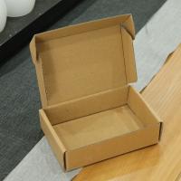 China Custom Eco Friendly Shipping Box Folding Kraft Paper Box With Logo for sale