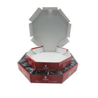 China Custom Logo Biodegradable Disposable Foldable Pizza Box Offset Printing for sale