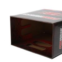 China Custom Logo Colorful Printing Corrugated Paper Pile Up Box For Food Packaging Display for sale