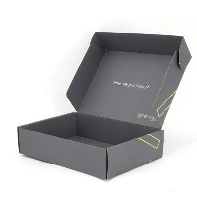 China 10x5x5 Corrugated Cardboard Folding Boxes Shipping Packaging With Logo Customized Order for sale