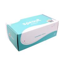 China Custom Logo Printing Rigid Disposable Picnic Box Kraft Paper Snacks Subscription Box Packaging for sale