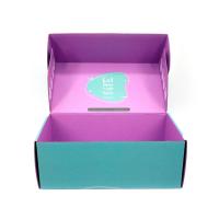 China Custom Logo Printing Rigid Disposable Picnic Box Kraft Paper Snacks Subscription Box Packaging for sale