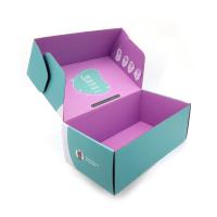 China Custom Logo Printing Rigid Disposable Picnic Box Kraft Paper Snacks Subscription Box Packaging for sale
