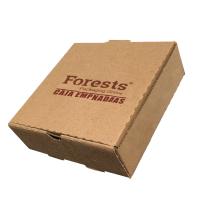 China Customized Disposable Food Box Packaging For 12 Gray Empanadas Corrugated Board for sale