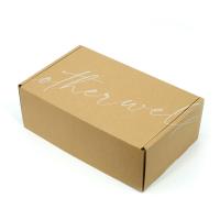 China Small Cardboard Corrugated Folding Garment Packaging Box ISO 9001 / 14001 Certified for sale