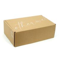 China Small Cardboard Corrugated Folding Garment Packaging Box ISO 9001 / 14001 Certified for sale