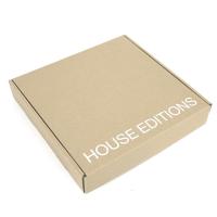 China Custom Size And Logo Corrugated Printed Kraft Paper Pizza Box For Food Packaging for sale