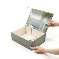 China Custom Magnetic Closure Rigid Cosmetic Gift Packaging Box With Luxury Design for sale