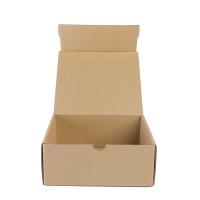 China Grey Card Corrugated Soft Cosmetics Folding Box For Cookies Empanada Comb Packaging for sale