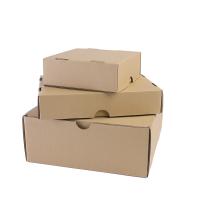 China Grey Card Corrugated Soft Cosmetics Folding Box For Cookies Empanada Comb Packaging for sale