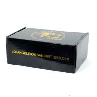 China Custom Logo Cardboard Rigid Boxes Rose Gold Black For Men'S Birthday Gift Set for sale