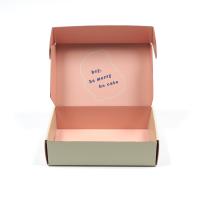 China Customized Folding Corrugated Cardboard Box Industrial Shoes Clothing Varnishing for sale