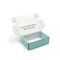 China Recycled Corrugated Packaging Paper Box Full Color Printing For Shoes Clothing for sale