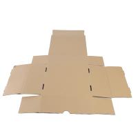 China Moisture Proof Clothing Packaging Recycled Folding Kraft Paper Box With Custom Logo for sale