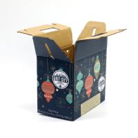 China Matt Lamination Rigid Cardboard Luxury Handbag Packaging Box For Red Wine Shipping for sale