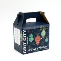 China Matt Lamination Rigid Cardboard Luxury Handbag Packaging Box For Red Wine Shipping for sale