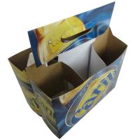 China Recyclable Embossing Beer Bottle Paper Box With BC Flute Corrugated Pallet Packaging for sale
