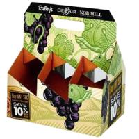 China Recyclable Embossing Beer Bottle Paper Box With BC Flute Corrugated Pallet Packaging for sale