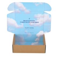 China Corrugated Board Clothing Mailer Boxes Custom Folding Airplane Paper Packaging Box for sale