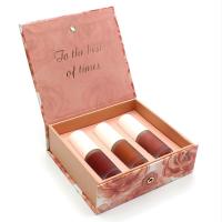 China Drawer Pull Out Cardboard Packaging Box For Serum Essential Oil Cosmetic Gift Set Kit for sale