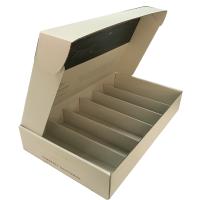 China Custom Cardboard Beer Boxes Corrugated Paper Box For Wine Beer Carrier for sale