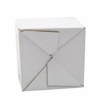 China Custom Order Accepted White Six Wine Beer Pack Carrier With Varnishing And Handle for sale