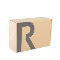 China Custom Logo Cardboard Brown Mailer Box For Kraft Corrugated Paper Shipping for sale