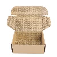 China Custom Logo Cardboard Brown Mailer Box For Kraft Corrugated Paper Shipping for sale