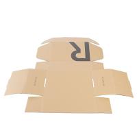 China Custom Logo Cardboard Brown Mailer Box For Kraft Corrugated Paper Shipping for sale
