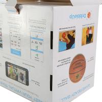 China Custom Designed Logo Basketball Corrugated Packaging Box With Open Window for sale
