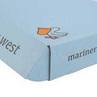 China Custom Packaging Handmade Cake Boxes With Logo Kraft Paper Shipping Containers for sale