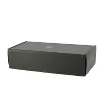 China Custom Size Accepted Matte Black Corrugated Mailer Shipping Box Packaging For Mailing for sale