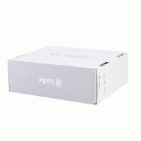 China Easy Folding Electronic Packaging Box Customized White Corrugated Folding Paper Box for sale