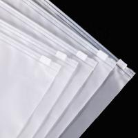 China PE Frosted Zip Lock Clothing Packaging Bag With Self Sealing And Printed Logo for sale