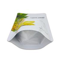China 50 - 200microns Thickness Metallic Stand Up Ziplock Pouch For Frozen Food And Fruit for sale
