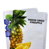 China 50 - 200microns Thickness Metallic Stand Up Ziplock Pouch For Frozen Food And Fruit for sale