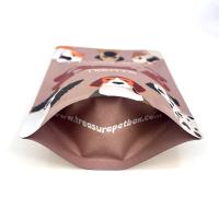 China Resealable Composite Plastic Bag Laminated Dog Food Packaging Bags With Zipper Top for sale