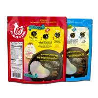 China Customized Logo Metallic Resealable Stand Up Pouch With Small Frosted Window for sale