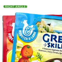 China Customized Logo Metallic Resealable Stand Up Pouch With Small Frosted Window for sale