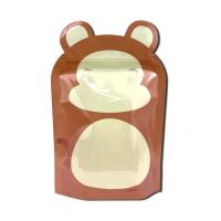 China 3.5g Candy Vacuum Plastic Packaging Bags Resealable Mylar Baggies With Window for sale